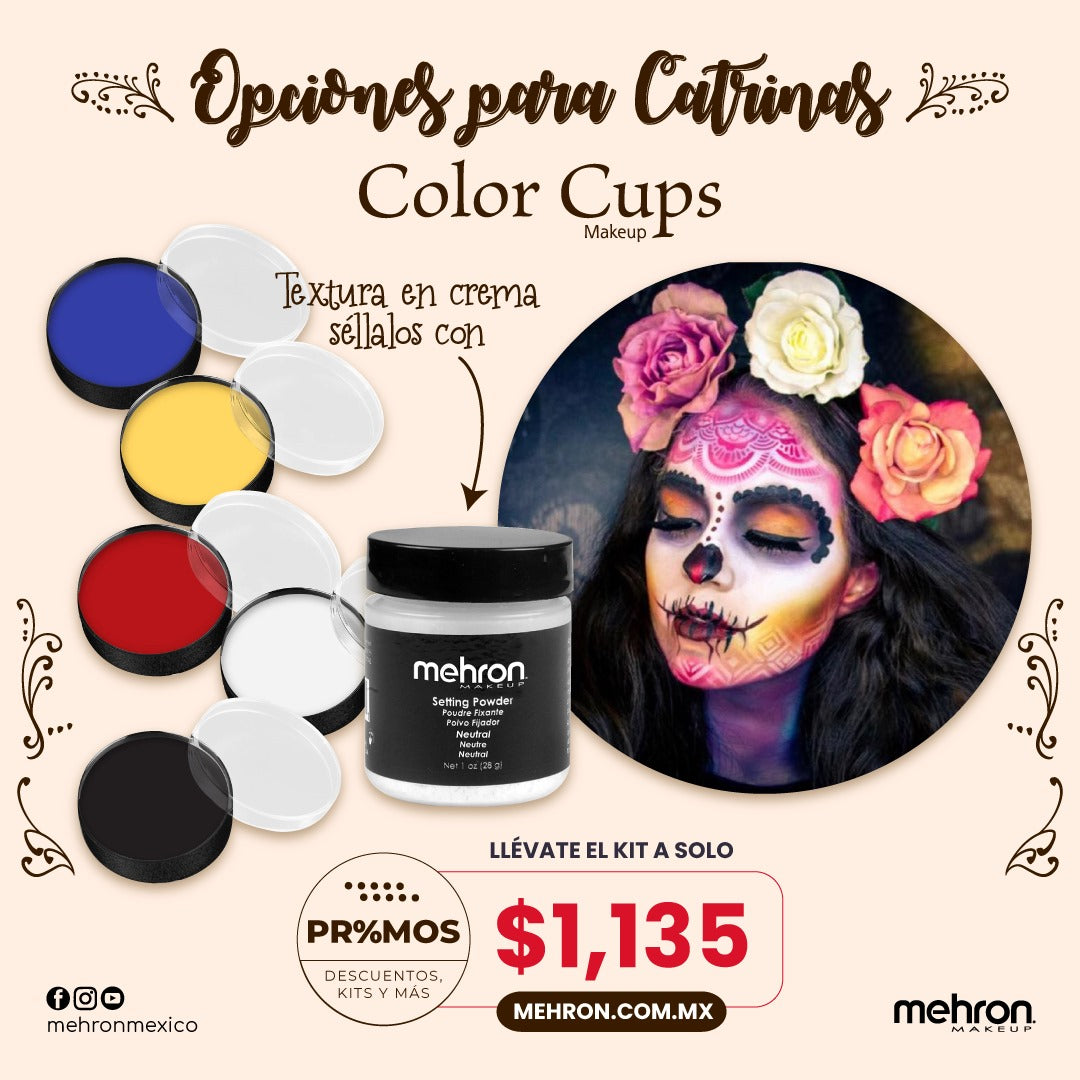 Colors Cups Catrina – Mehron Mexico